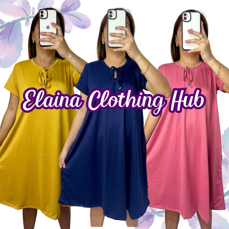 EHRA FLOWY DUSTER WITH SLEEVE WITH TWO POCKET | DUSTER DRESS PAMBAHAY ...
