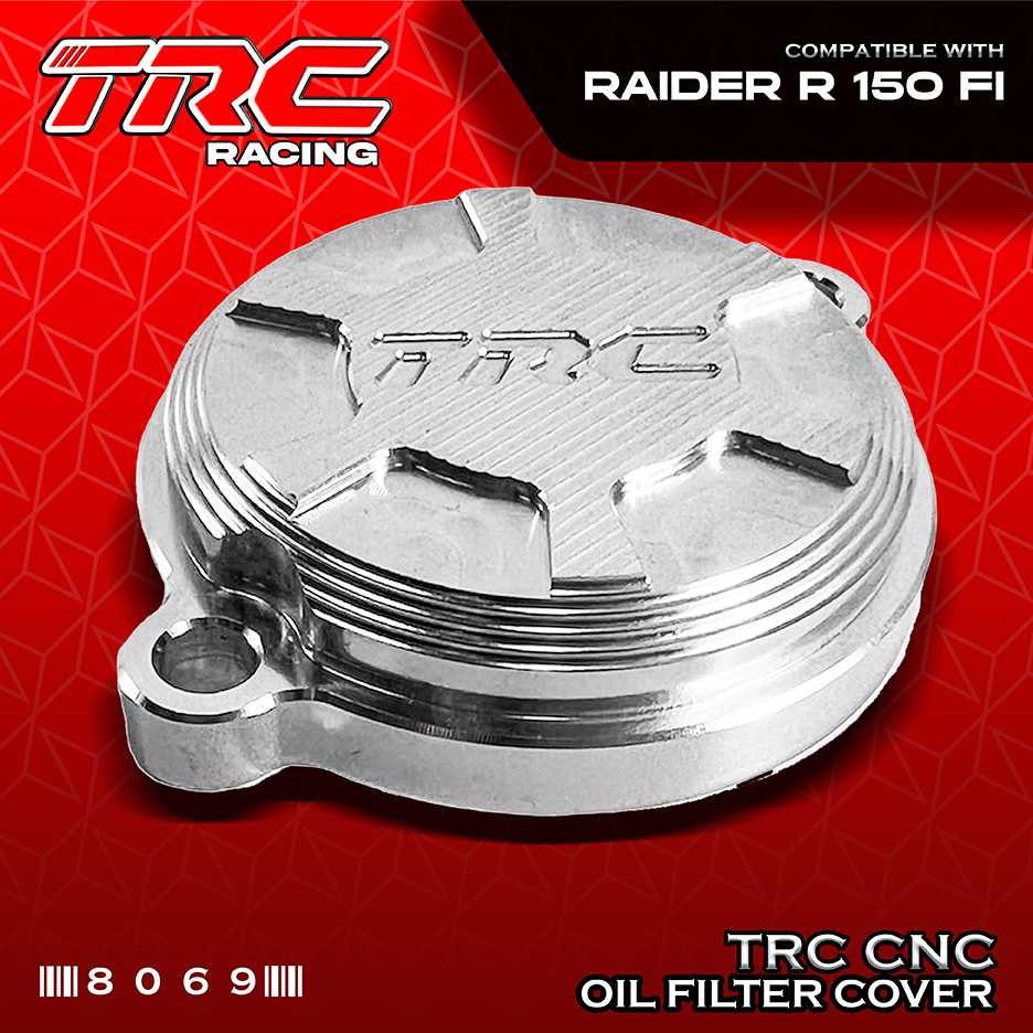 TRC Racing RAIDER R150 FI CNC OIL FILTER COVER 8069 | Shopee Philippines