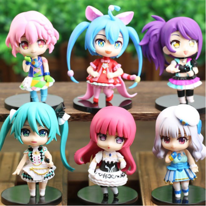 FIGURE SET HATSUNE MIKU SET D 6IN1 (10.5CM) | Shopee Philippines