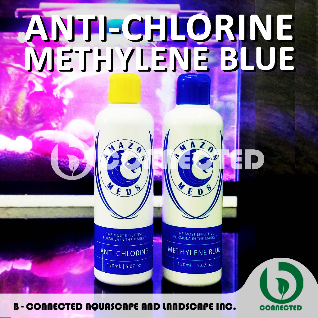 ANTI CHLORINE & METHYLENE BLUE ( AMAZON MEDS ) BY BCONNECTED - AQUARIUM FISH TANK WATER ...
