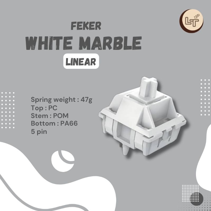 Feker White Marble switch (10 pcs per order) | Shopee Philippines