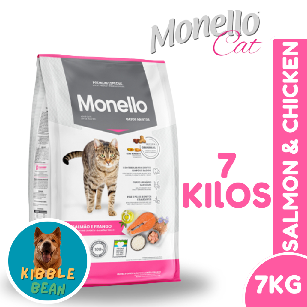 Monello Special Premium Adult Cat - Salmon & Chicken (7kg) | Shopee ...