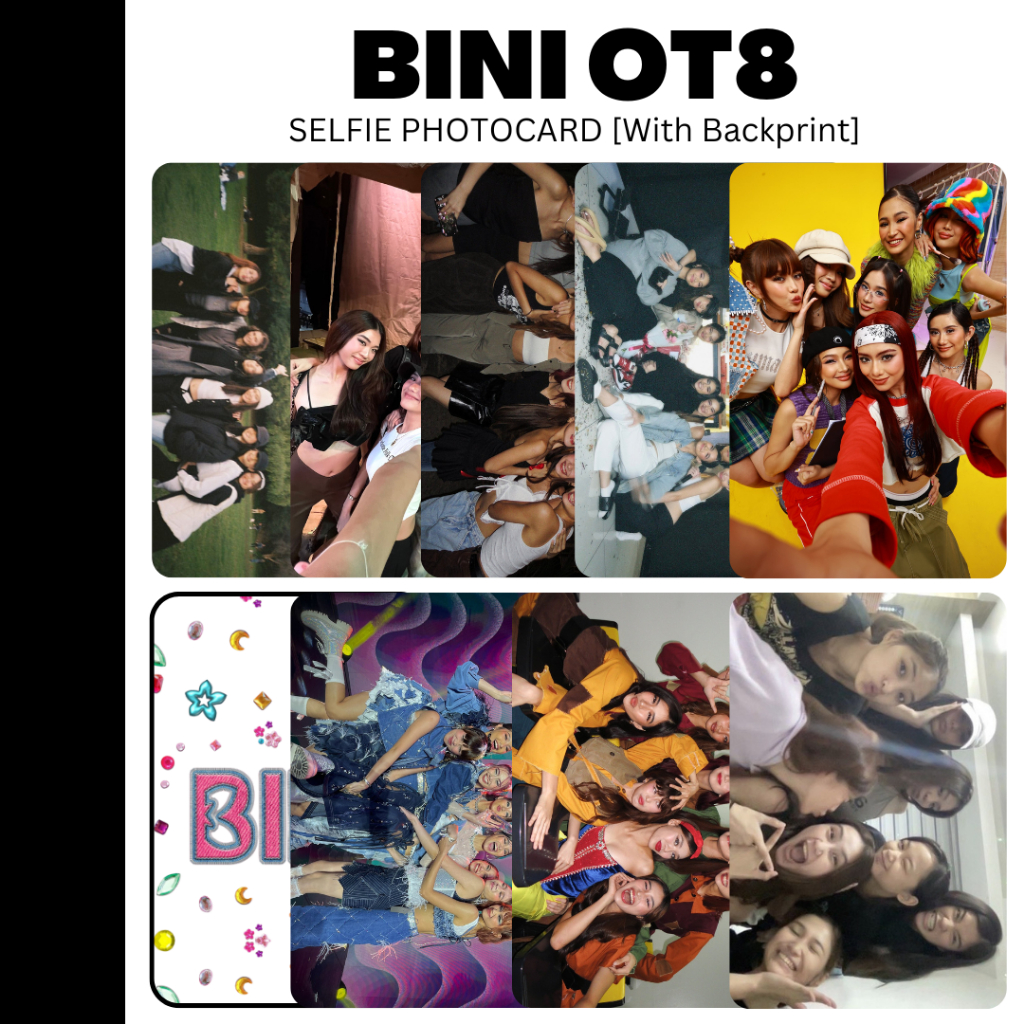 BINI OT8 Fanmade Photocard | Shopee Philippines