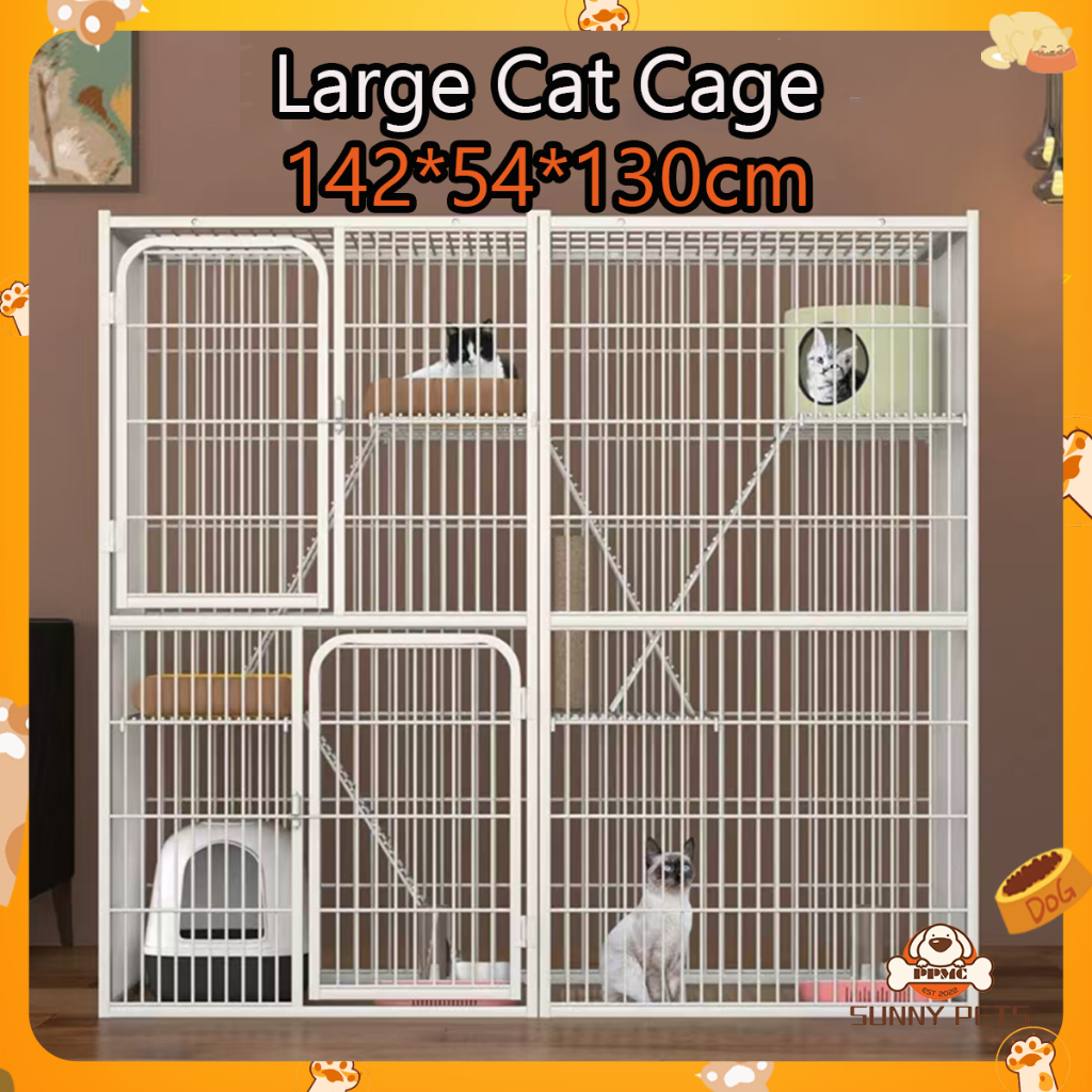 Cat Cage 4 Layer Large Platform Cage for Cat Dog Cat House Pet Cage Cat ...