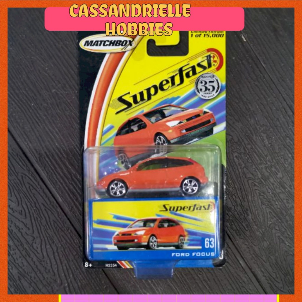 2004 Matchbox Superfast #63 Ford Focus | Shopee Philippines
