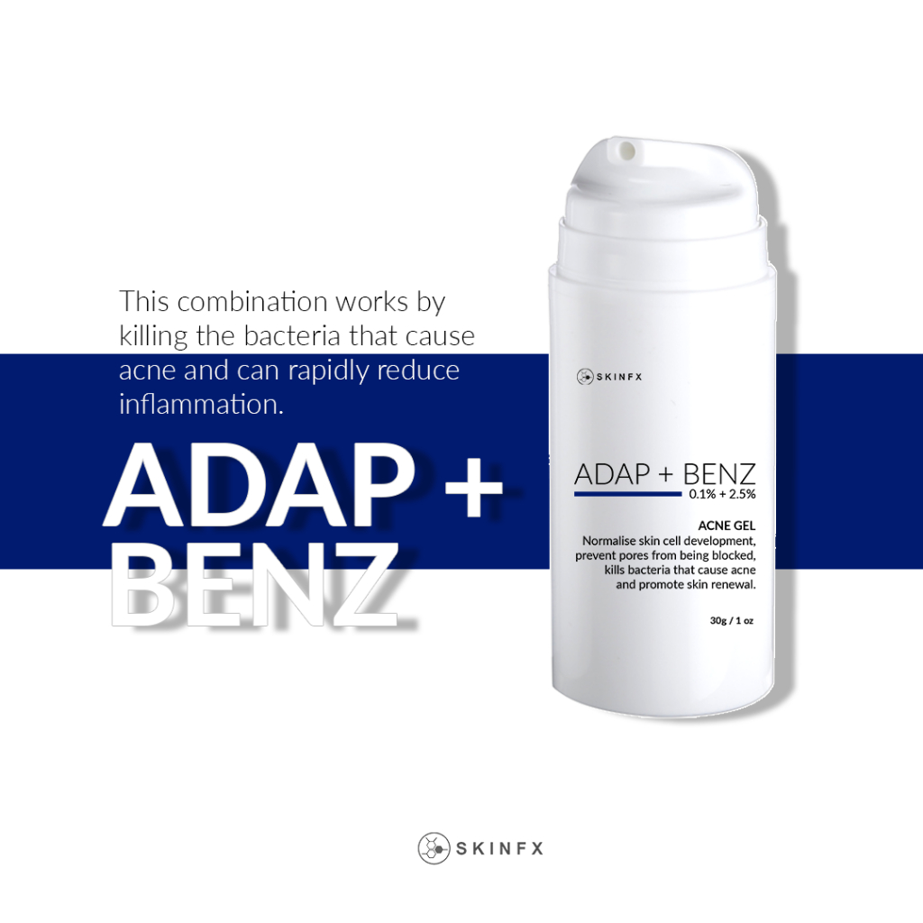 Adap+Benz 0.1%+2.5% / 0.3%+2.5% SkinFX Acne Control Gel | Shopee Philippines