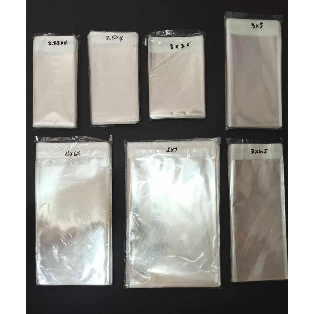 OPP Plastic (Small) with Self Seal Adhesive Cover | Shopee Philippines