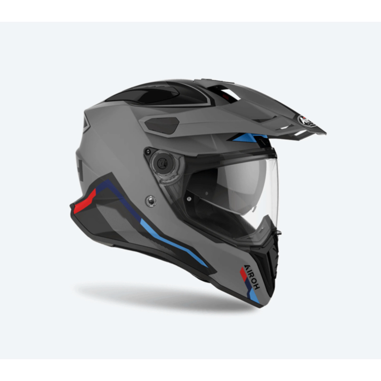AIROH COMMANDER FACTOR DUAL SPORT FULLFACE HELMET DUAL VISOR | Shopee ...