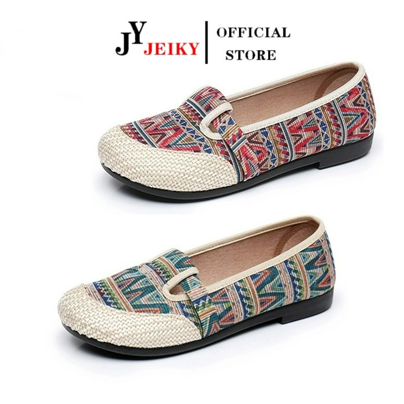 JEIKY. Ladies Rattan HandMade Loafers HAWAII Shoes Summer Slip On #B202 ...