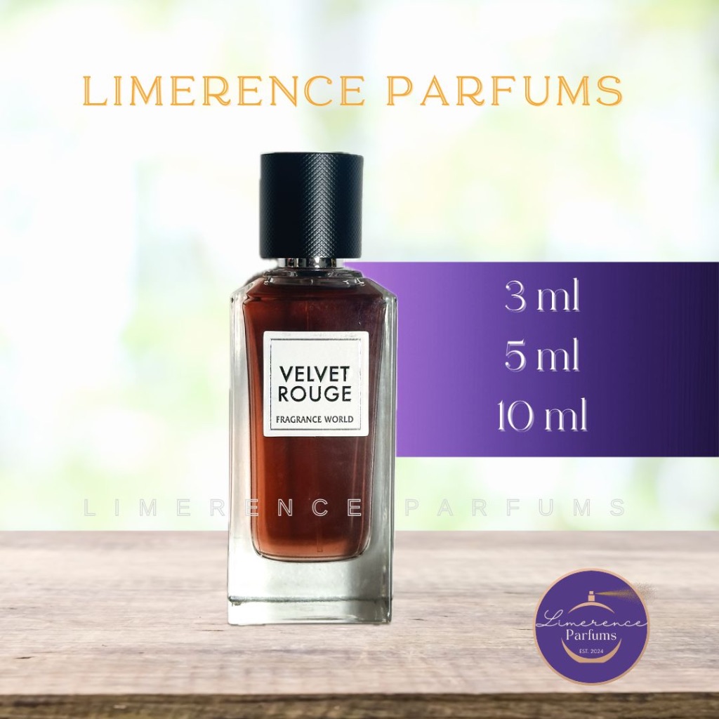 Fragrance World Velvet Rouge EDP - DECANT (Inspired by YSI Rouge ...