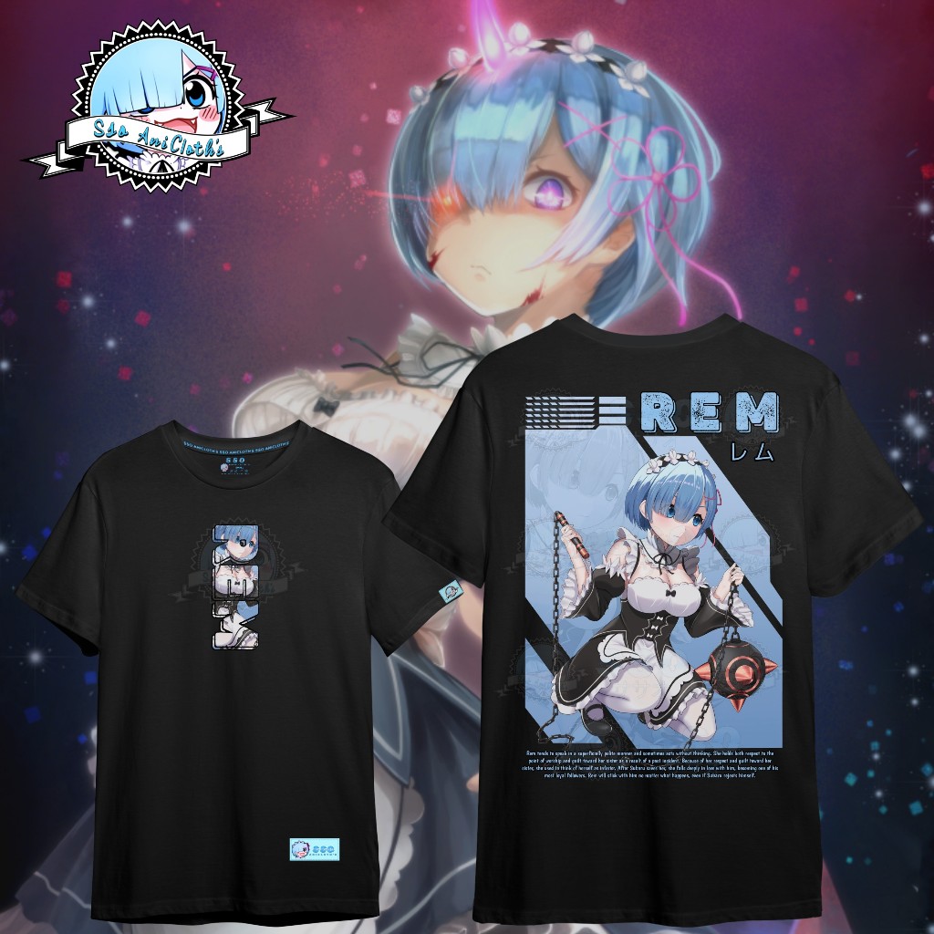 Anime Shirt - Rem - Re:Zero v2 − Starting Life in Another World ...