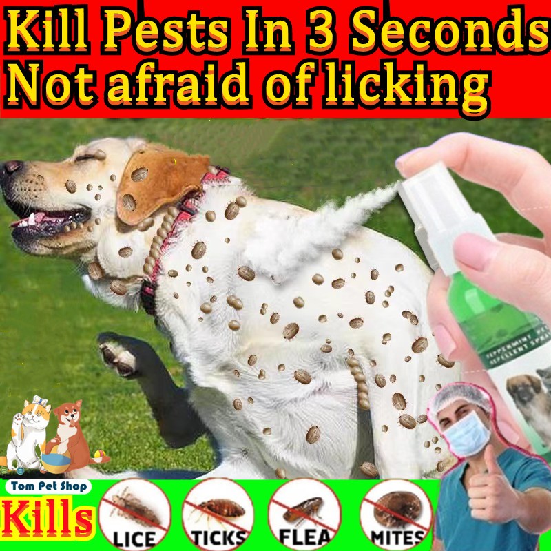 Tick and Flea Spray 300ML Anti Tick Garapata Flea Pulgas Lice Kuto Tick ...