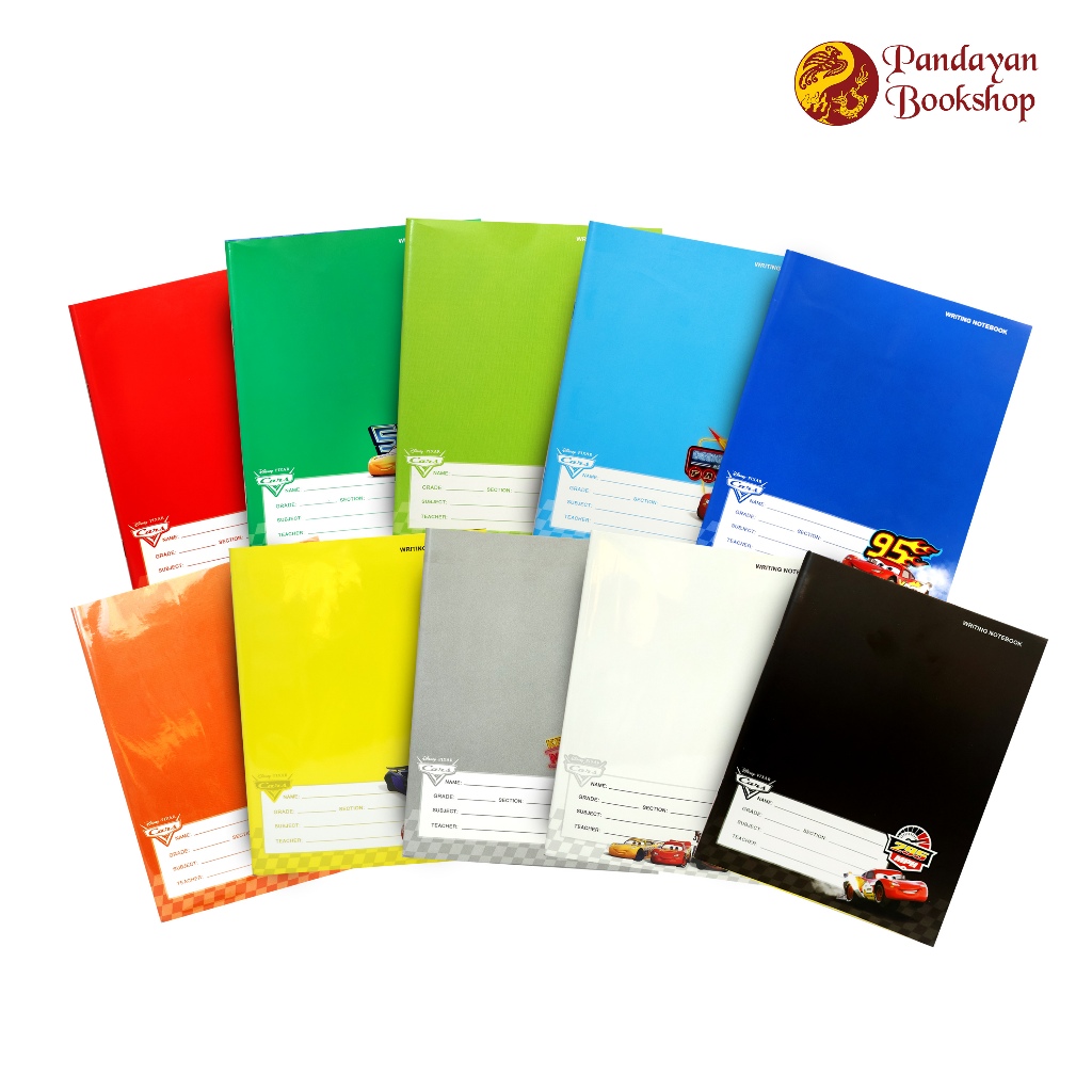 Orions Disney Pixar Cars Color Coding Writing Notebook F100406235 with ...