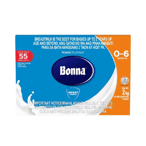 BONNA Stage 1 Infant Formula for 0 to 6 months 2kg | Shopee Philippines