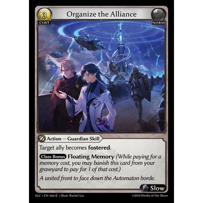 Grand Archive TCG - Organize the Alliance - C - Alchemical Revolution ...