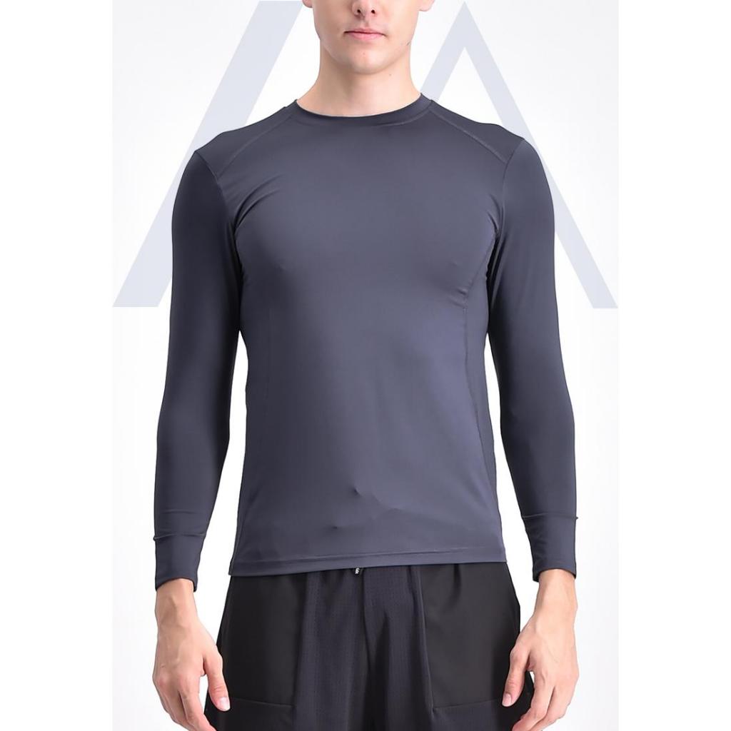BENCH/ - BUP2004 - Men's Active Compression Long Sleeve Shirt With Mesh ...