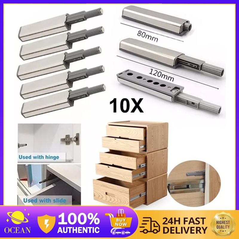 Cabinet Latch Door Drawer Push To Open System Damper Buffer Furniture ...