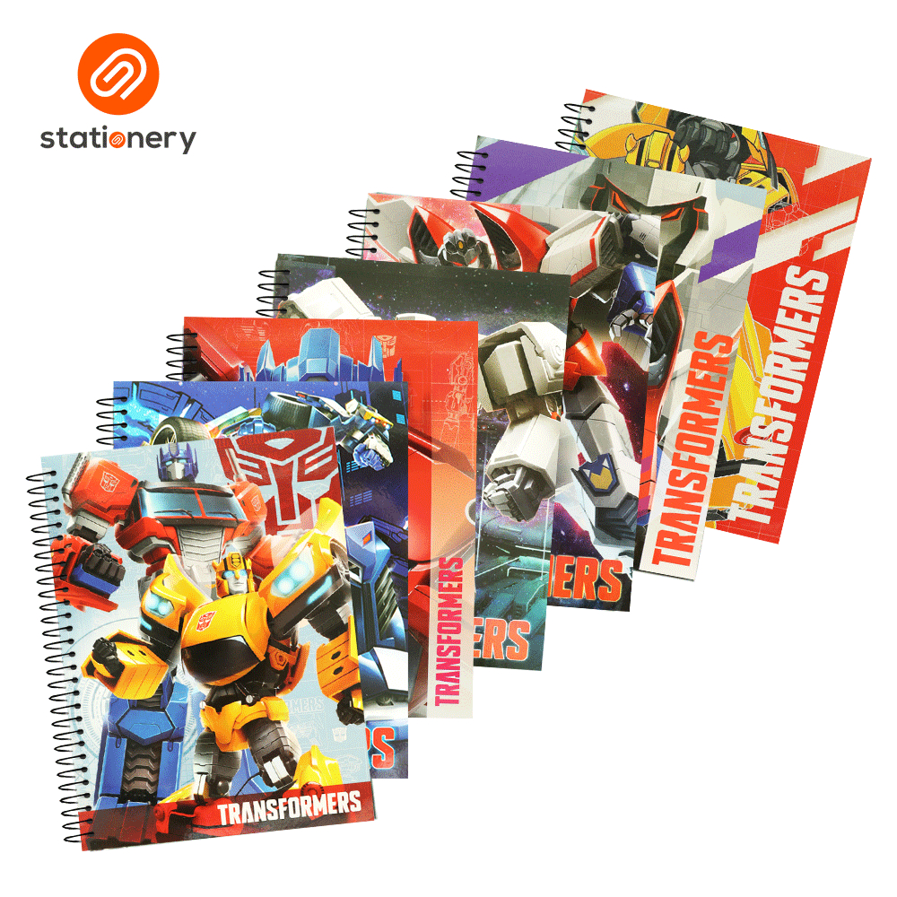 Transformers Spiral Notebook 80lvs Pack of 7 | Shopee Philippines