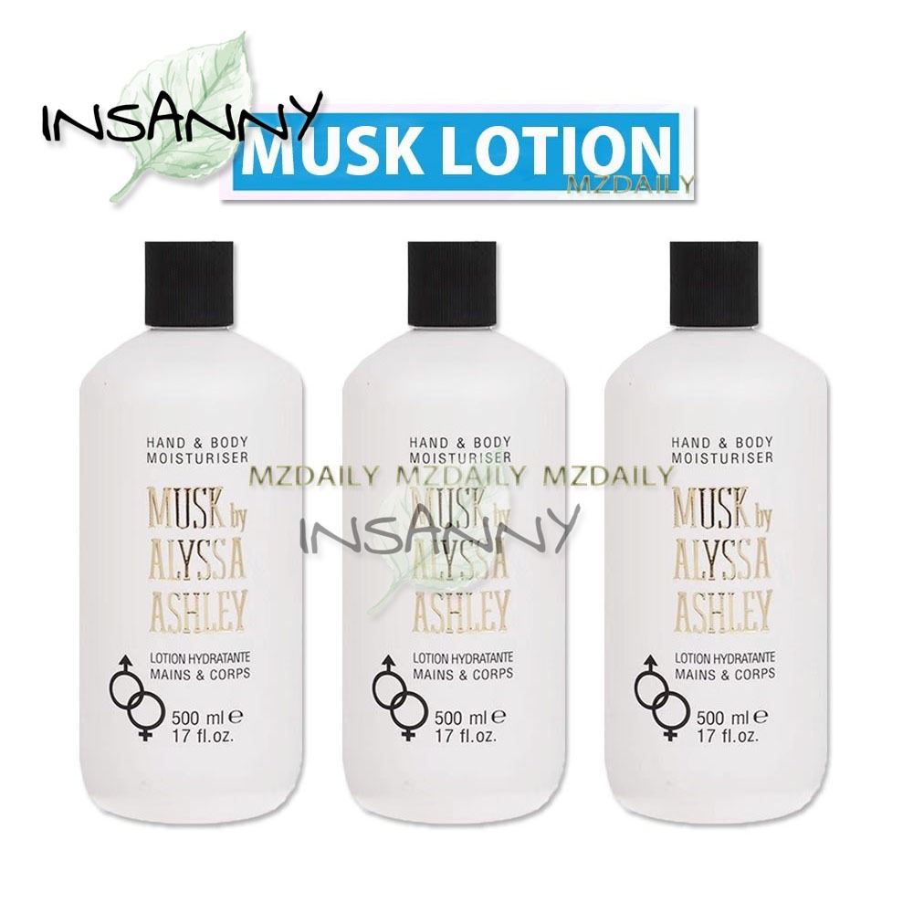 ( Set of 3 ) MUSK by ALYSSA ASHLEY LOTION 500ML | Shopee Philippines