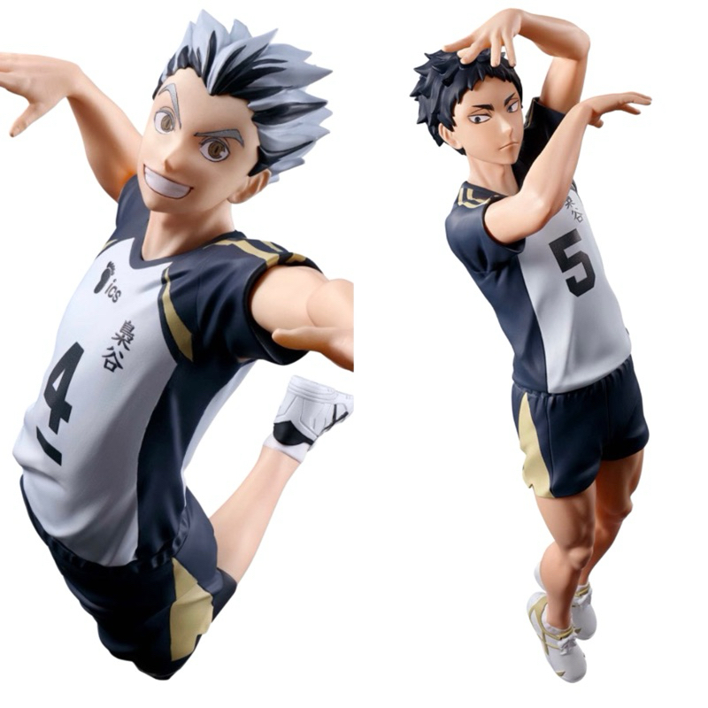 ON HAND | OFFICIAL BANDAI HAIKYUU Posing Figure | BOKUTO KOTARO AKAASHI ...