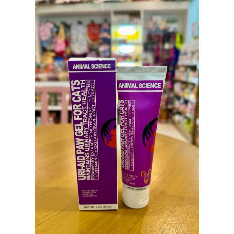 New packaging Animal Science Uri-Aid Paw Gel for cats 89ml (Salmon ...