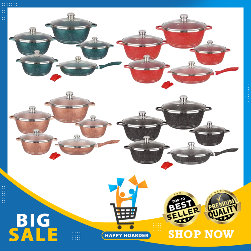 Happy Hoarder Original Italy Granite Aluminum Non Stick Casserole ...