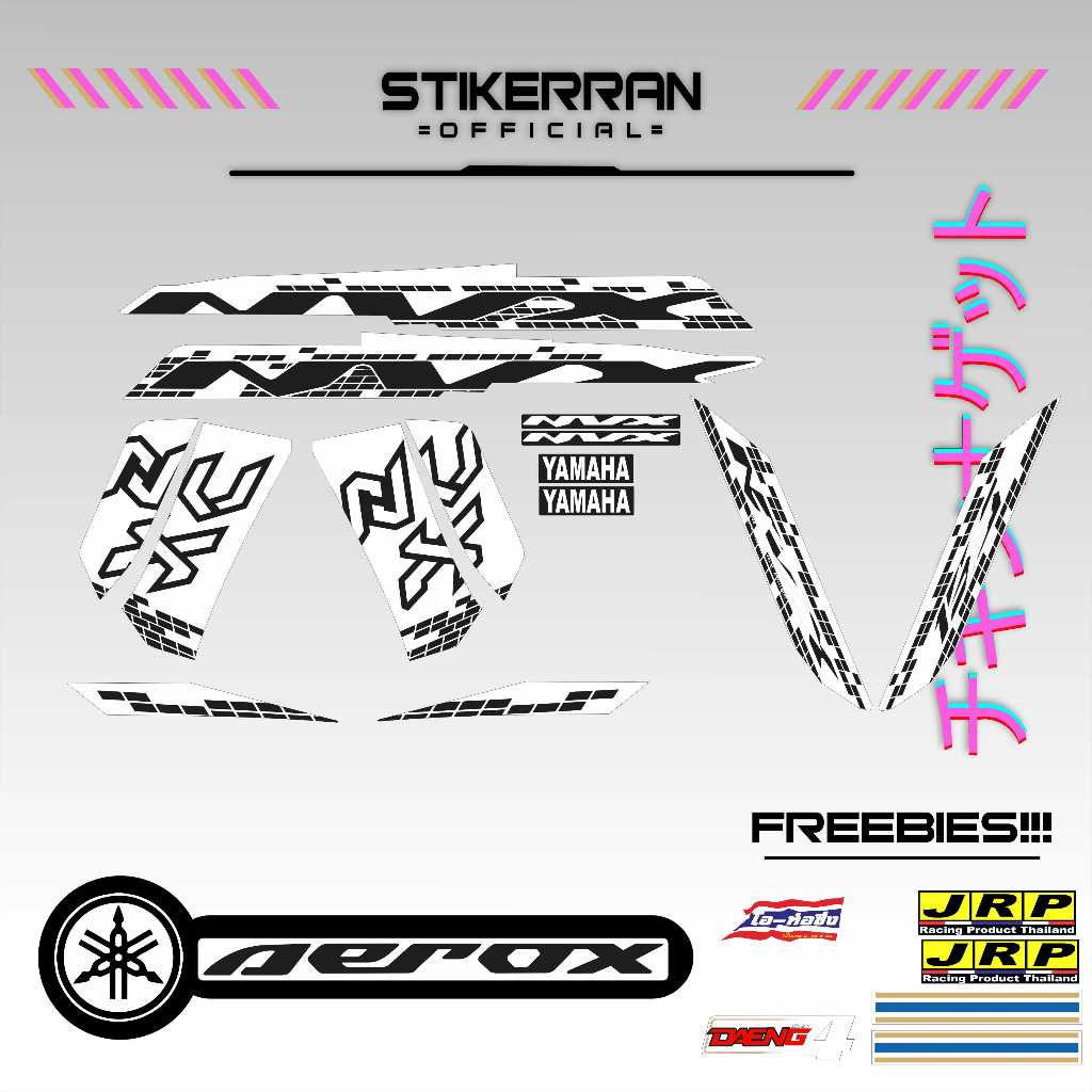 AEROX 155 V2 NVX 2024 STOCK DECALS | Shopee Philippines