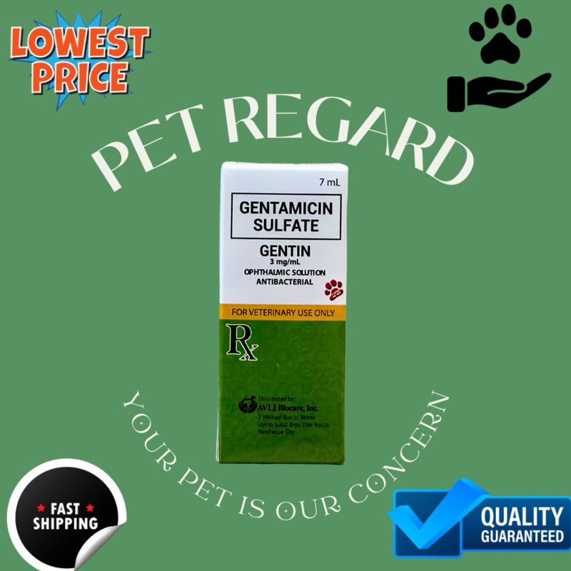 Gentin Eye Drops For Pets 7mL | Shopee Philippines