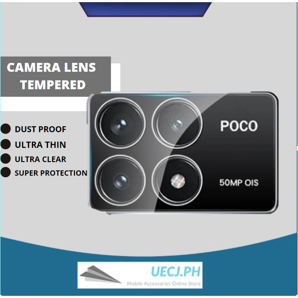 POCO F6 / POCO F6 PRO Camera lens tempered glass Protector | Shopee ...