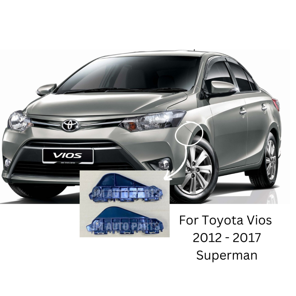 Toyota Vios 2012 - 2017 Superman Front Bumper Bracket / Support ...