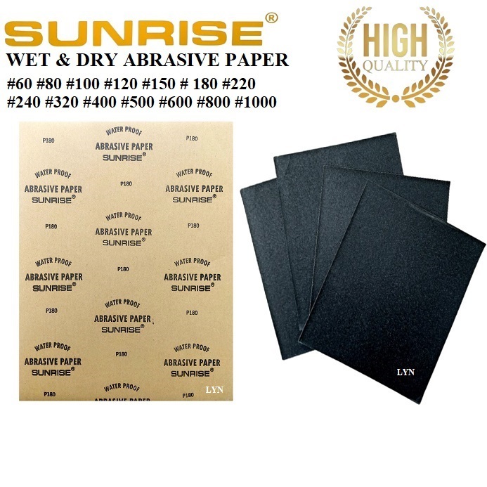 Original Sunrise Water Proof Sand paper (1pc)-LIHA | Shopee Philippines