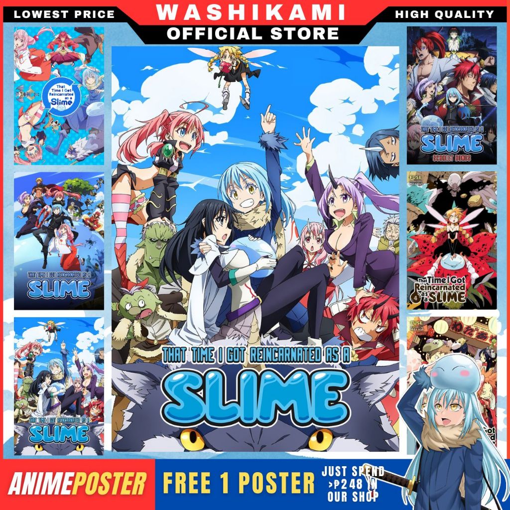 That Time I got Reincarnated as a Slime : Official A4 Anime Posters ...