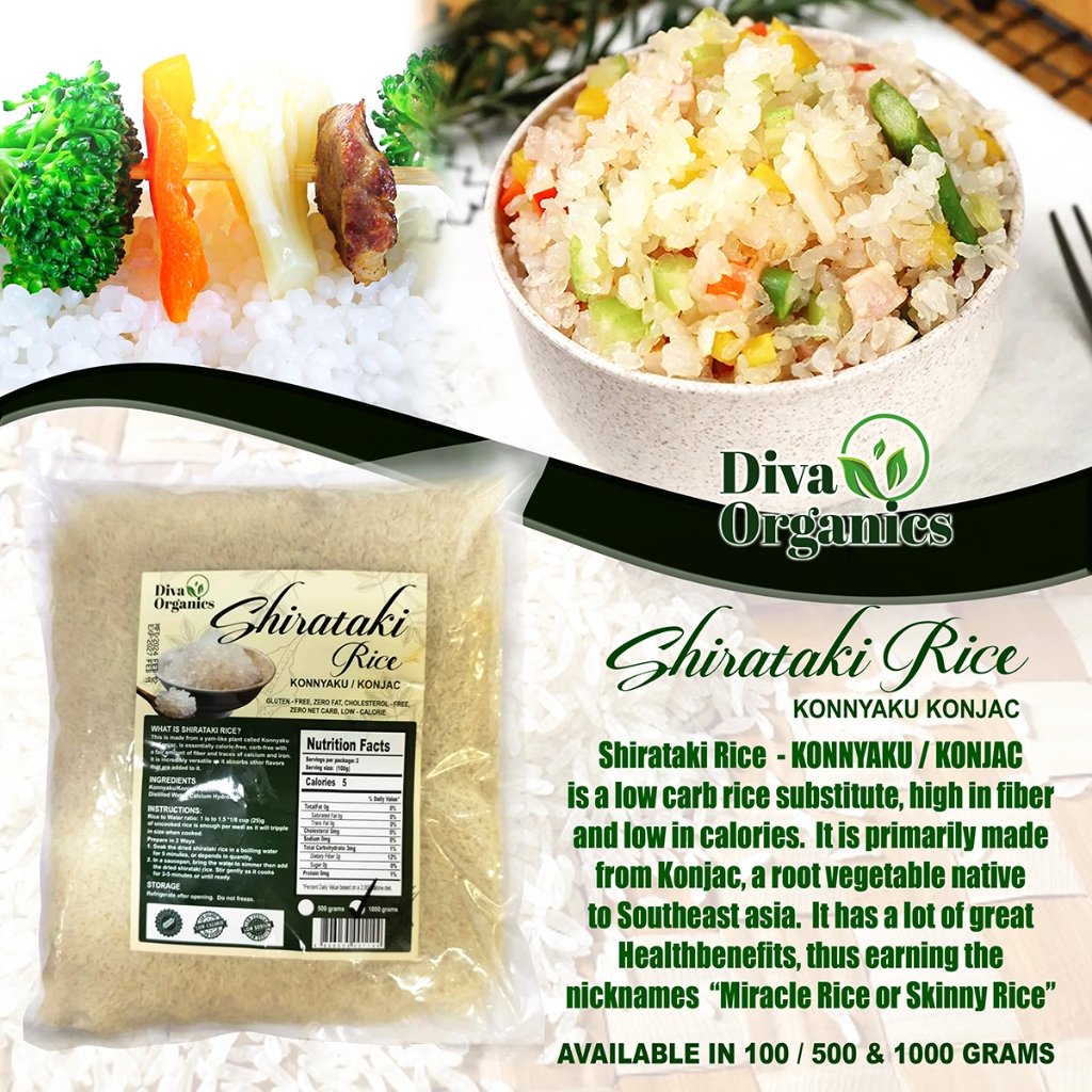 Dry Shirataki Rice | Konjac Keto [Low Carb, Diet Healthy, Rice ...