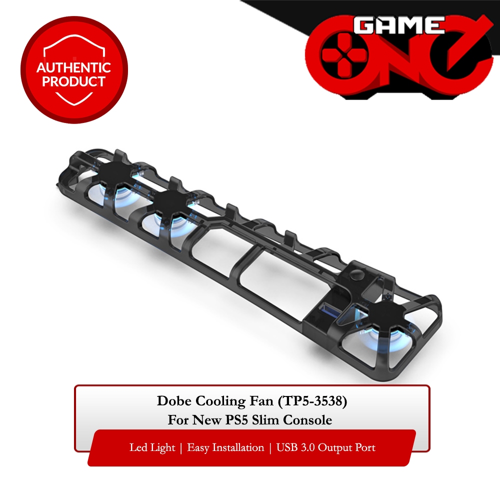 Dobe Cooling Fan for New PS5 Slim Console (TP5-3538) - Transparent Black | Shopee Philippines