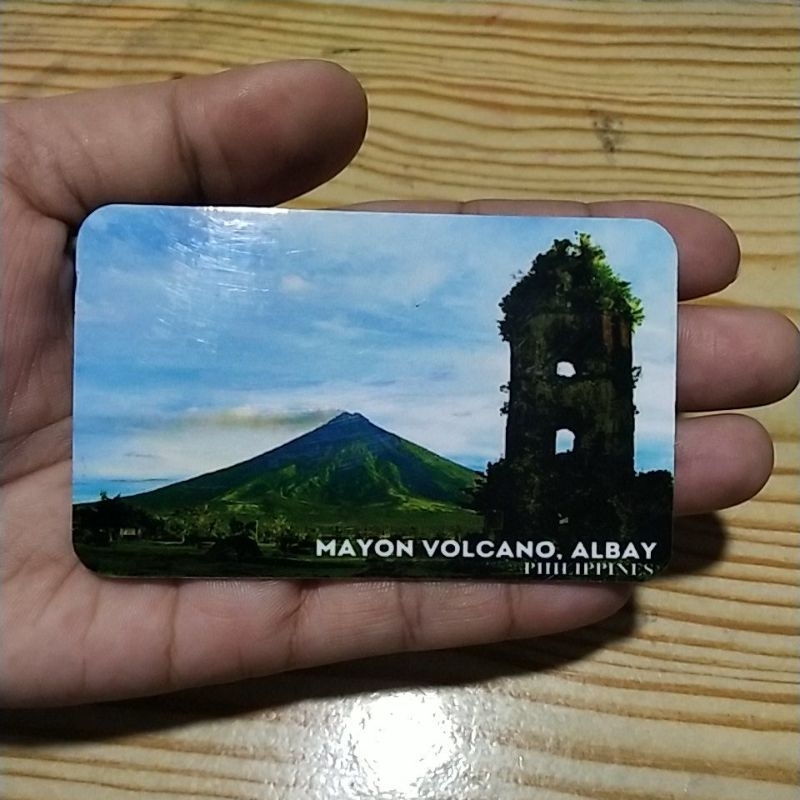 New Local Rubber Ref magnet Travel Destinations for Souvenir(Mayon ...