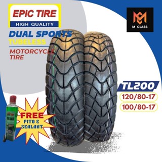 SET R17 TL200 DUAL SPORTS TUBELESS TIRE FOR ROUSER, XPLORER Z150 - EPIC ...