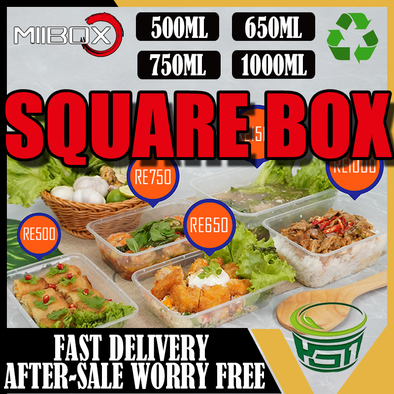 KS1 10/30Pcs Clear Plastic Container Microwavable Food Container Party ...
