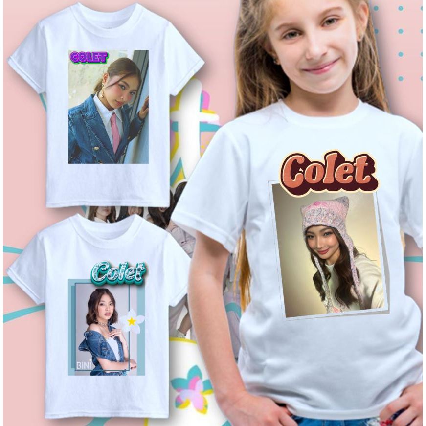 BINI COLET KIDS T-Shirt PAMBATA ANIME GRAPHIC SHIRT 0 to 12 years old ...