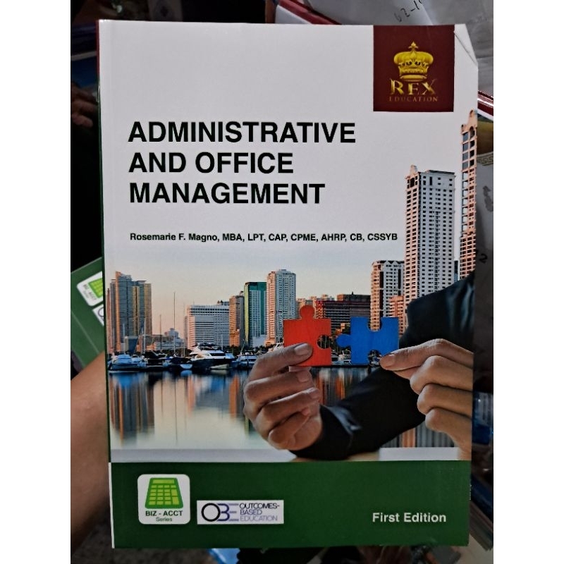 ADMINISTRATIVE AND OFFICE MANAGEMENT by Magno First Edition 2024© Rex Brand-new Original Onhand ...