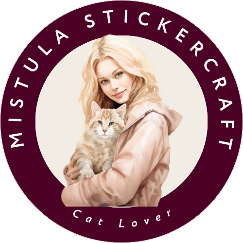 Mistula Stickercraft Catlover Matte PET Tape Half Roll/Whole Roll ...