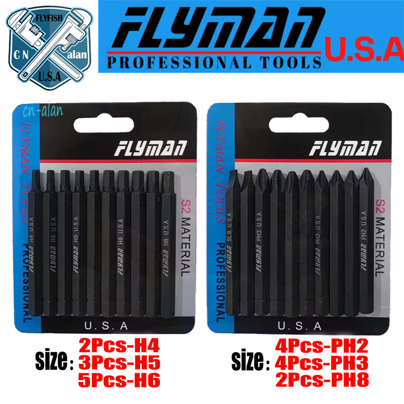 FLYman BALA IMPACT Screw bits & Allen bits 10pcs | Shopee Philippines