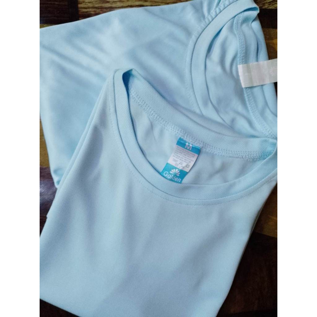 ACTIVE & DRIFIT POWDER BLUE T-SHIRT PLAIN UNISEX | Shopee Philippines