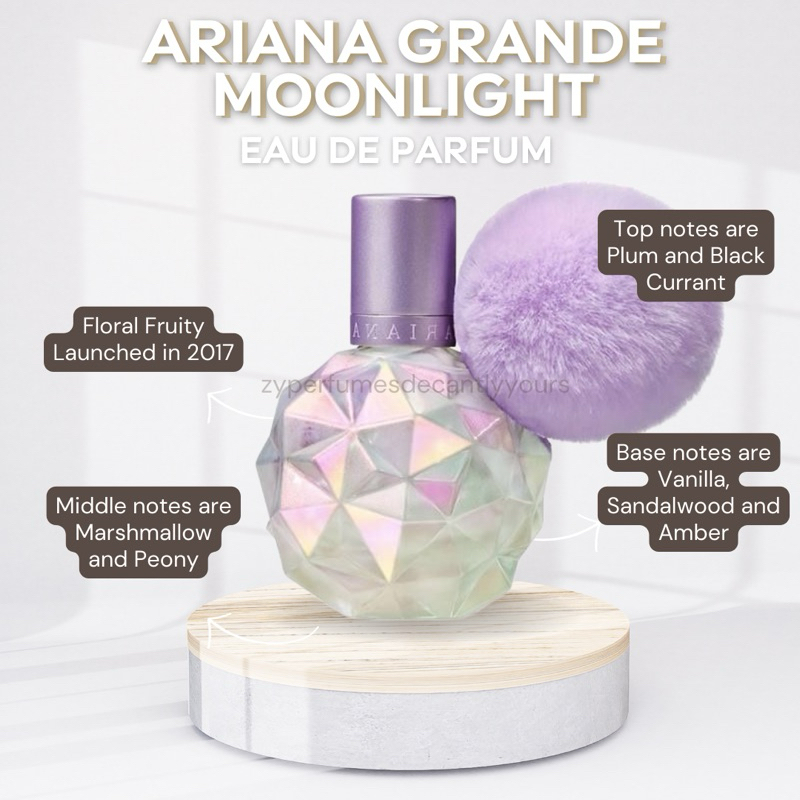 Ariana Grande Moonlight Eau De Parfum | 3.4fl.oz. / 100ml | Shopee ...