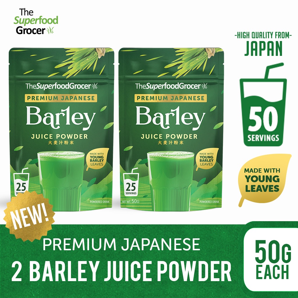 The Superfood Grocer Premium Barley Grass Juice Powder 50g | Shopee ...