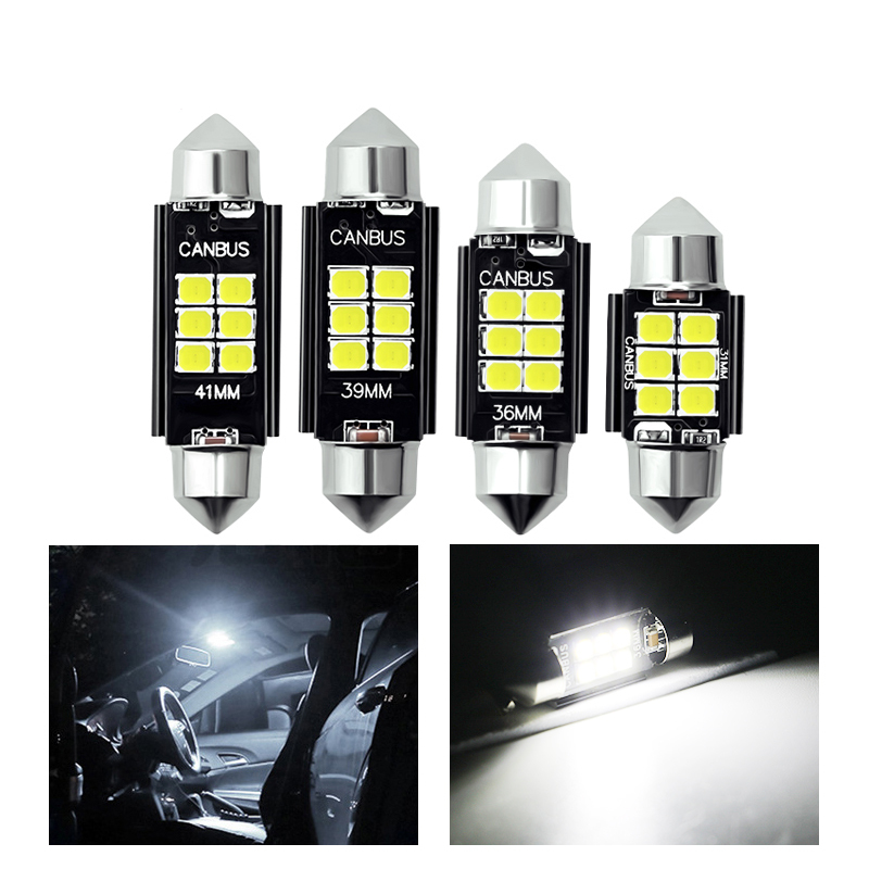 Car Led Light CANBus Festoon Peanut Bulbs Doom L Clearance Reading ...