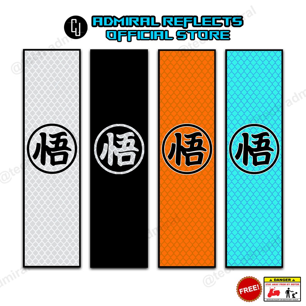 Alloy Top Box Sticker Waterproof Dragon Ball (REFLECTORIZED) | Shopee ...