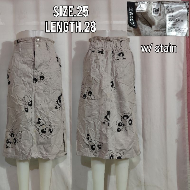 B45 PRELOVED DENIM SKIRT LONG | PALDA 3 | Shopee Philippines