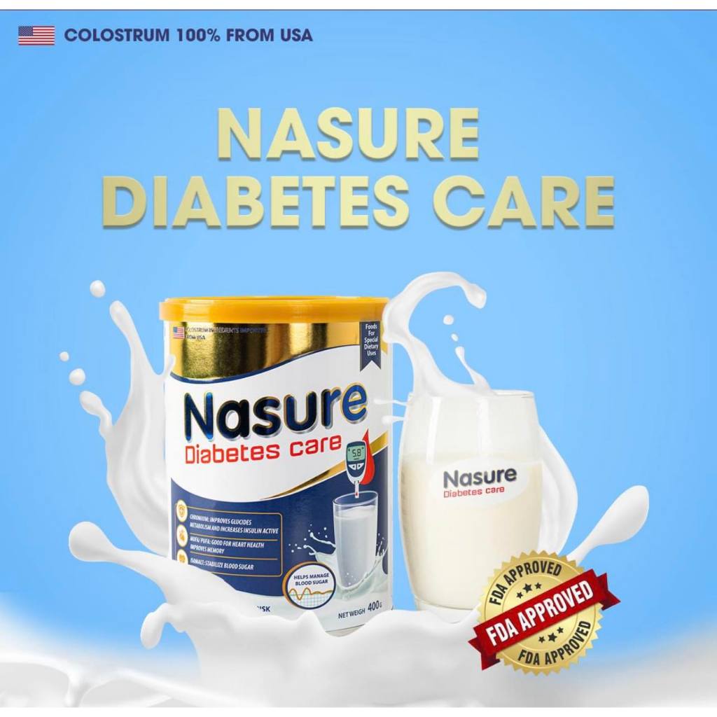 Regulate Your Blood Sugar with Nasure Colostrum Milk 400g for Diabetic ...