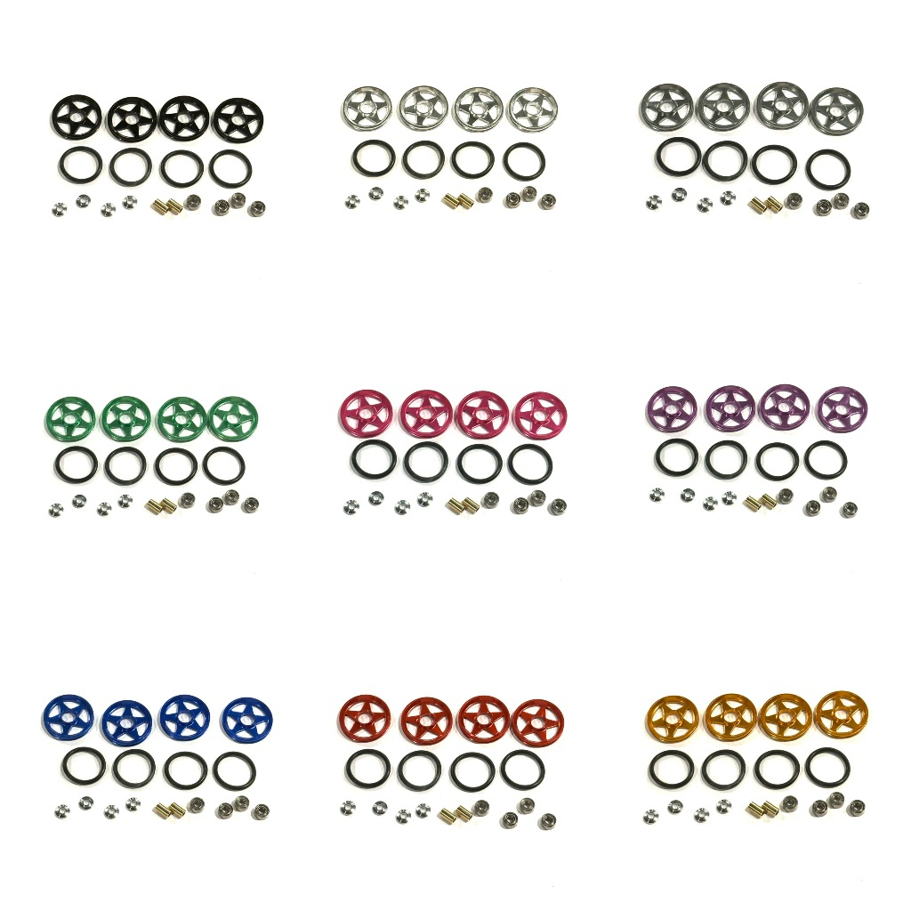 Mini 4wd 19mm 5-Spokes Rollers | Shopee Philippines