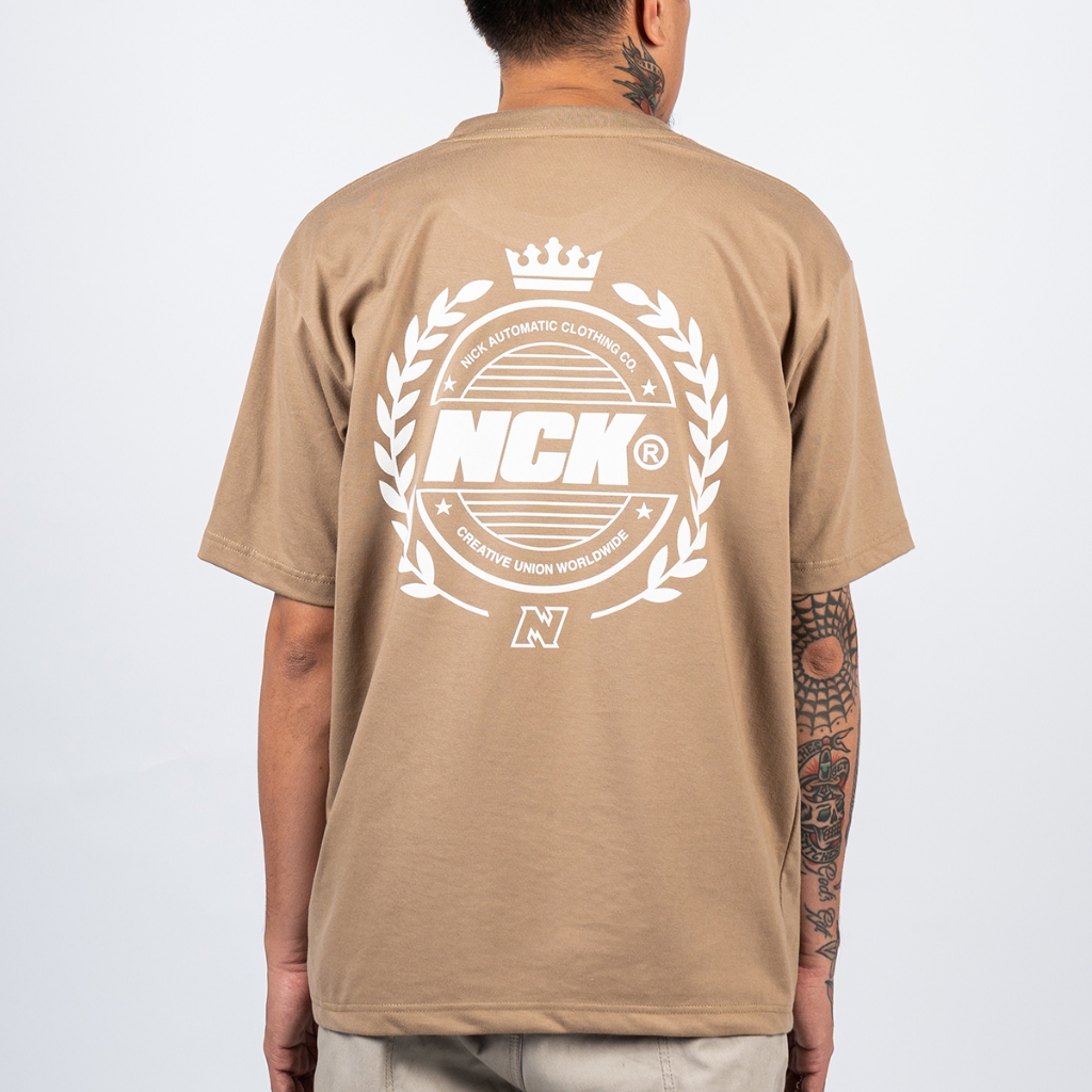 Nick Automatic "UNION" Latte T-shirt | Shopee Philippines